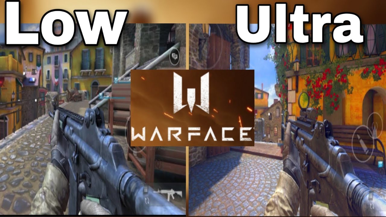 Wareface Mobile - low graphics vs ultra graphics gameplay - YouTube