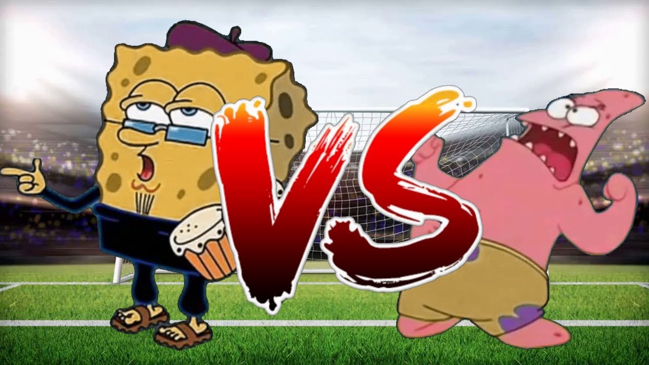 SpongeBob and Patrick play soccer-Animation - YouTube