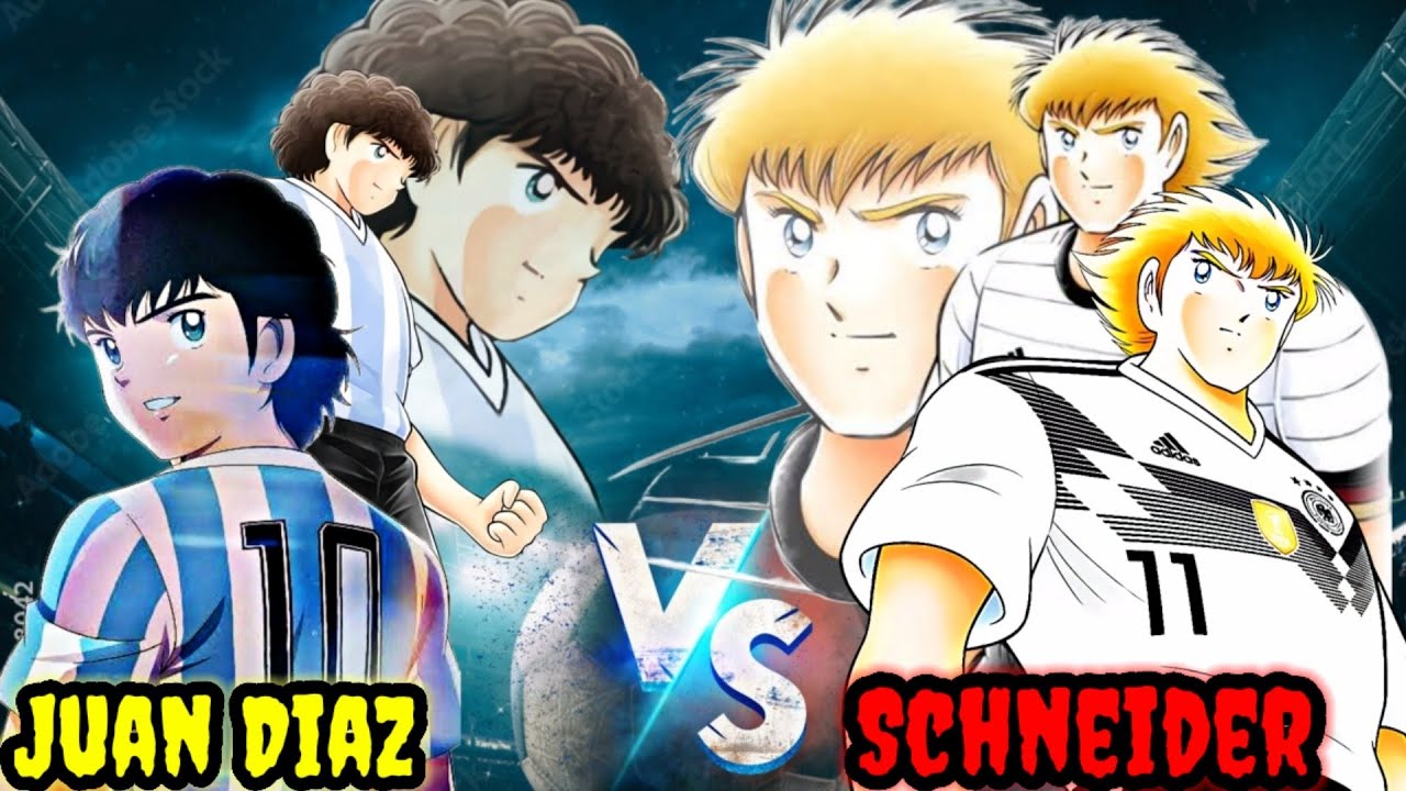 Captain Tsubasa - Final Argentina X Juan Diaz vs Germany X Karl Heinz ...