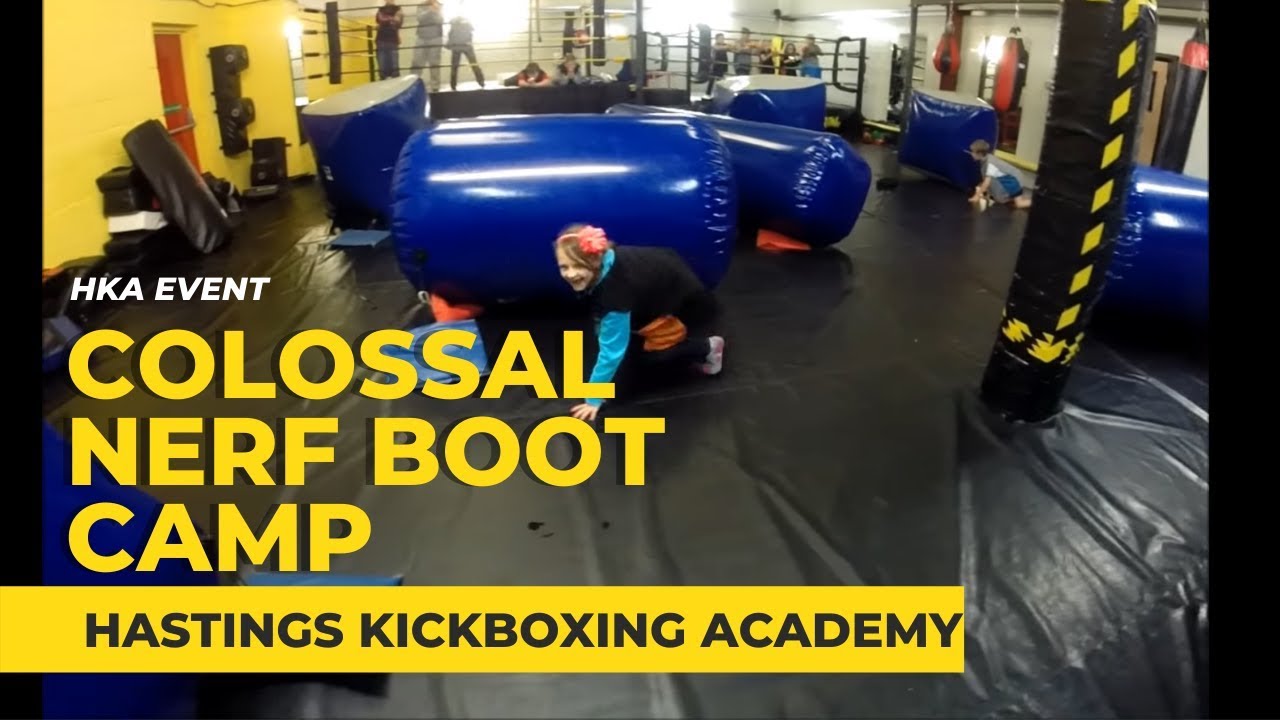 Colossal Nerf Boot camp at HKA - YouTube