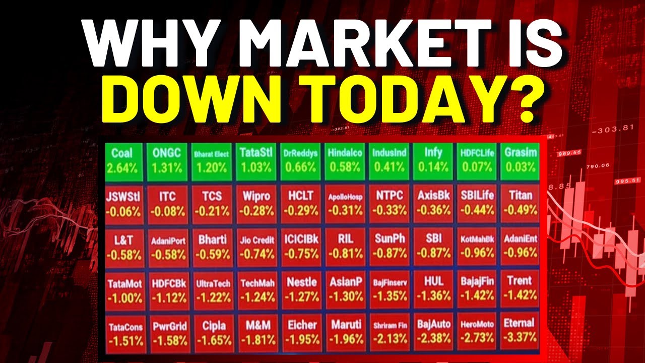Nifty LIVE: Why Market Is Down Today LIVE | Stock Market LIVE News ...