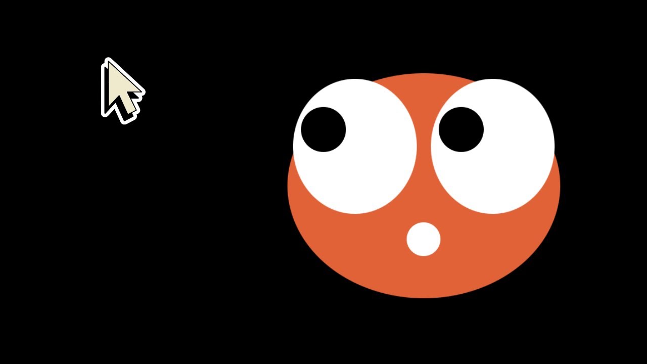 Cursor Following Eyes Halloween Special 🎃 Youtube