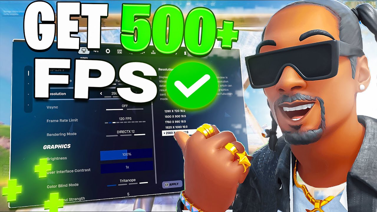 Get More Then 500+ FPS in Fortnite With These Settings - MAX FPS + 0 ...