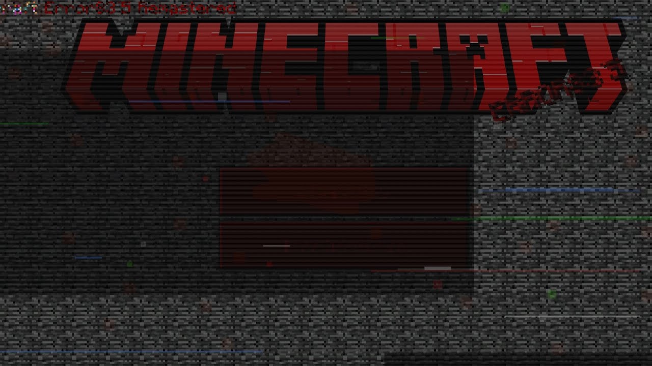 Minecraft Error 835 Remastered Bedrock Edition - YouTube