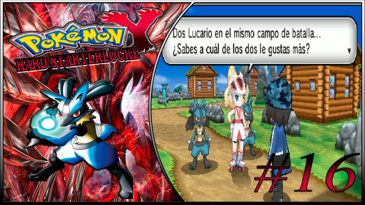 Pokemon Y Hard Starterlocke #16 - Corelia y sus Lucarios... - YouTube