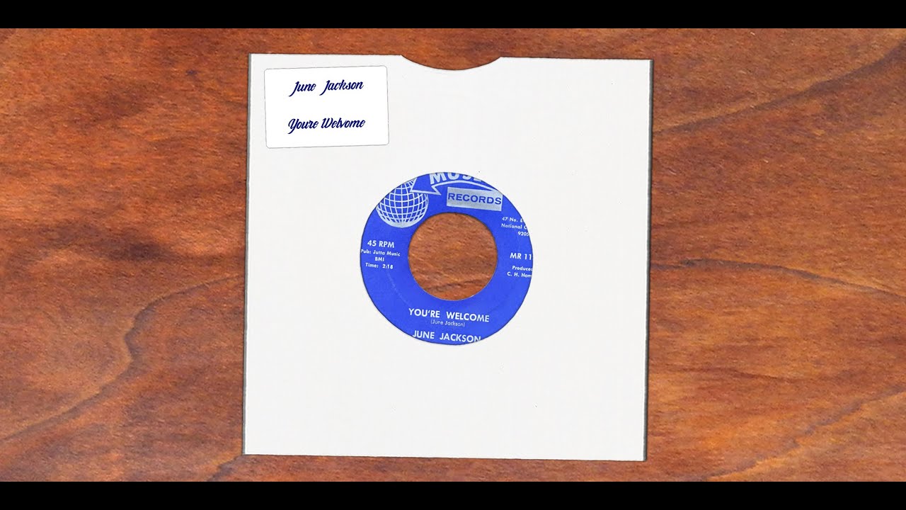 June Jackson Youre Welcome - YouTube