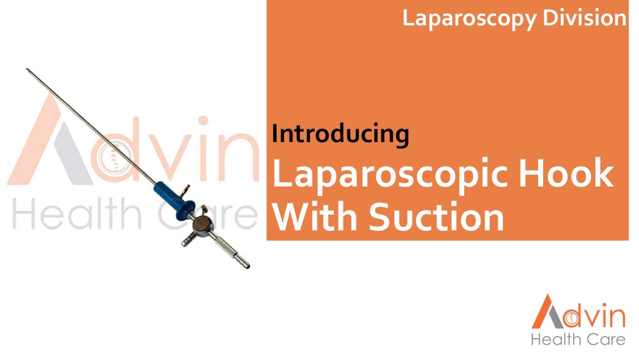 Laparoscopic Hook With Suction - YouTube