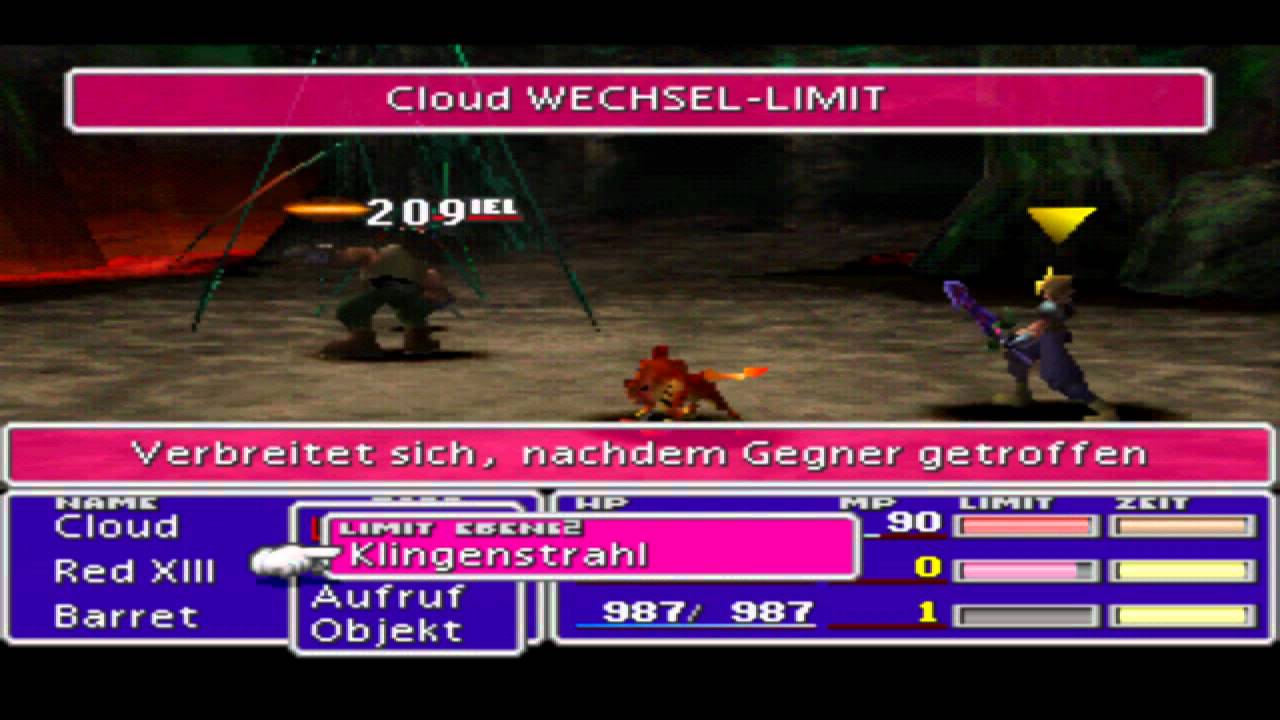Let's Play - Final Fantasy VII 44 - 12. Bossfight Gi Nattak - YouTube