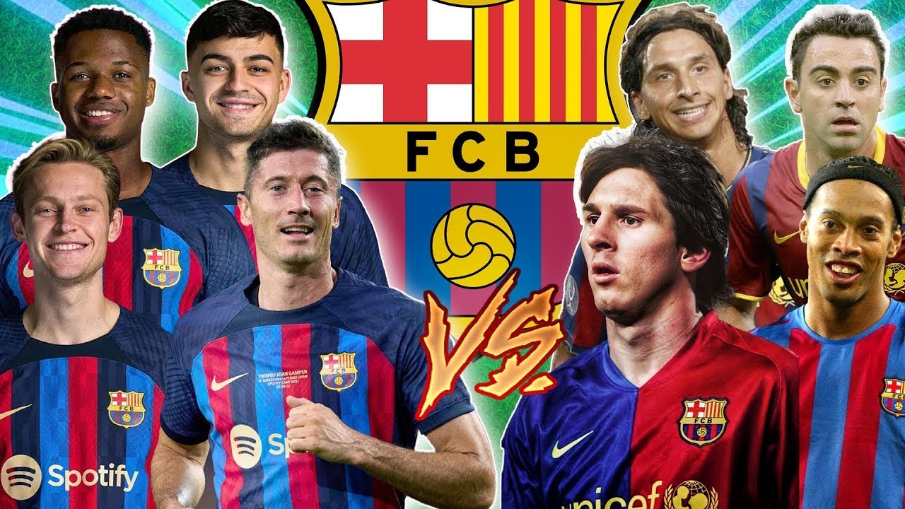 🔥 2007 Barca Vs New Barca 🔥 The Ultimate Comparison | Messi, Ronaldinho ...