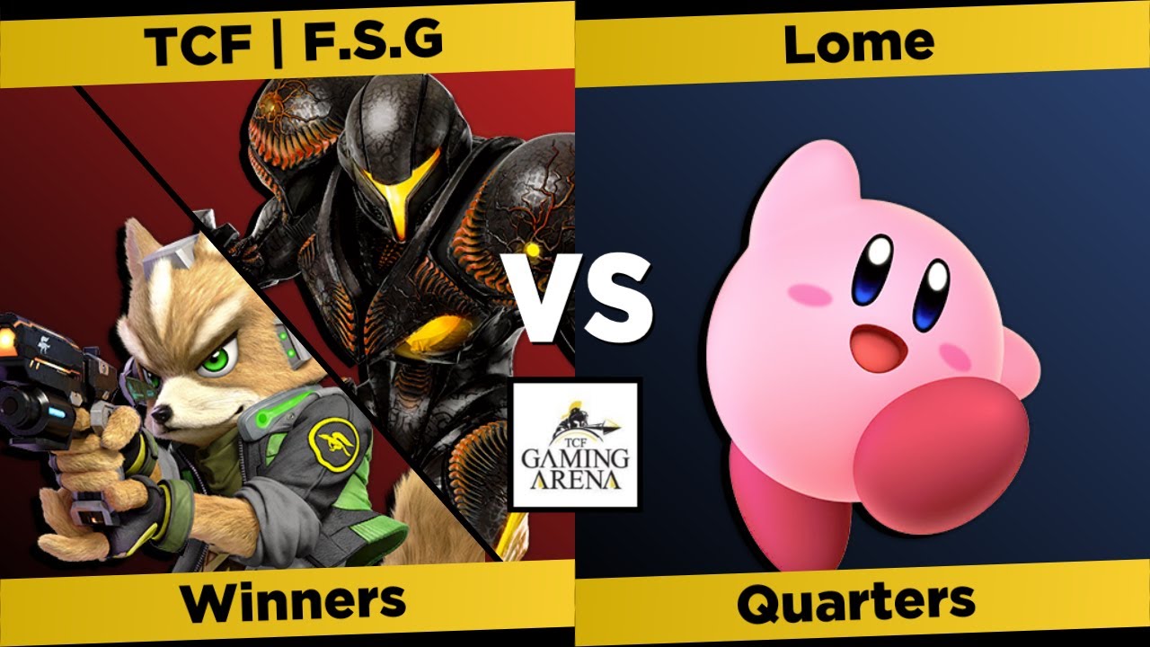 TCF Smash 10 - F.S.G (Dark Samus, Young Link, Fox) vs Lome (Kirby ...