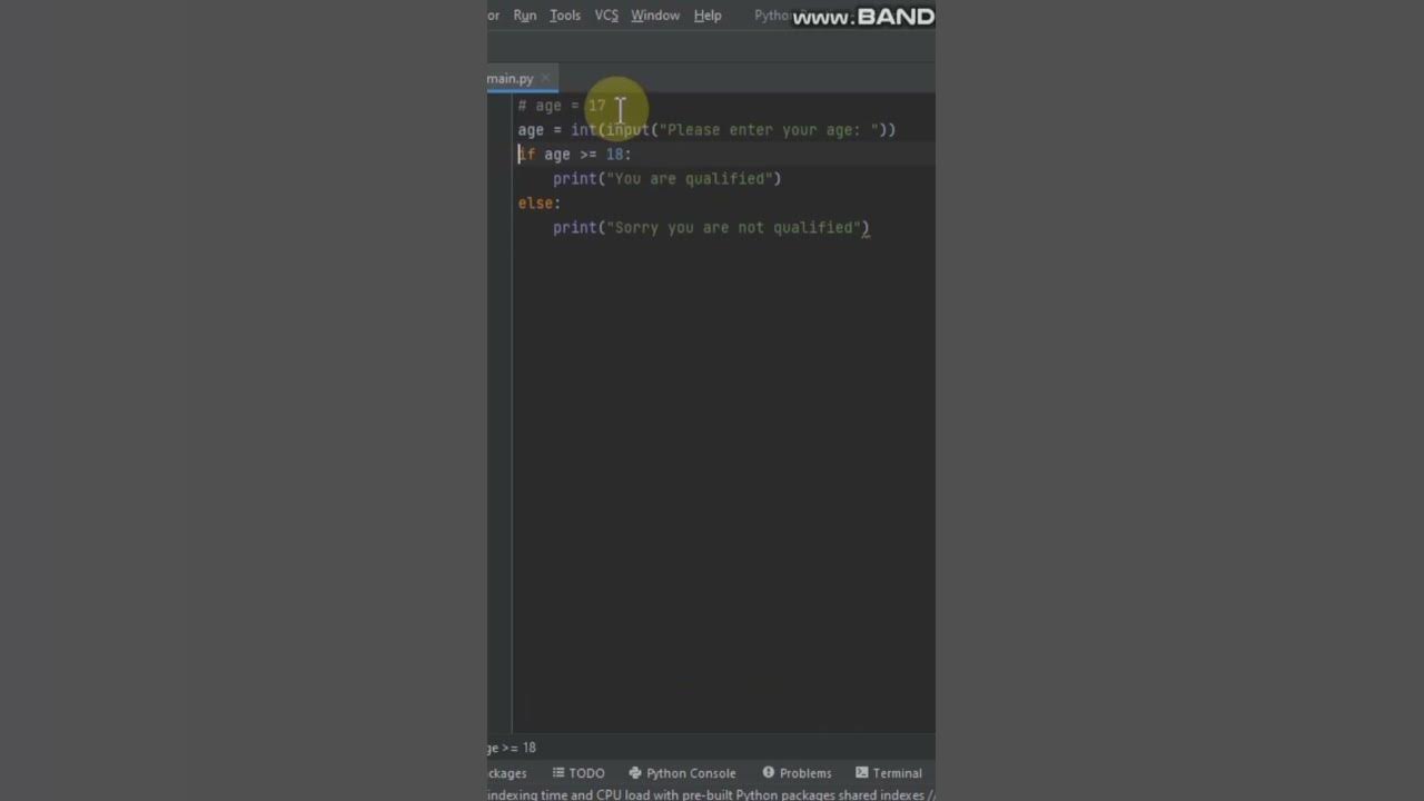 Ifelse Pythonprogramming Pythoninhindi Pythontutorial Youtube