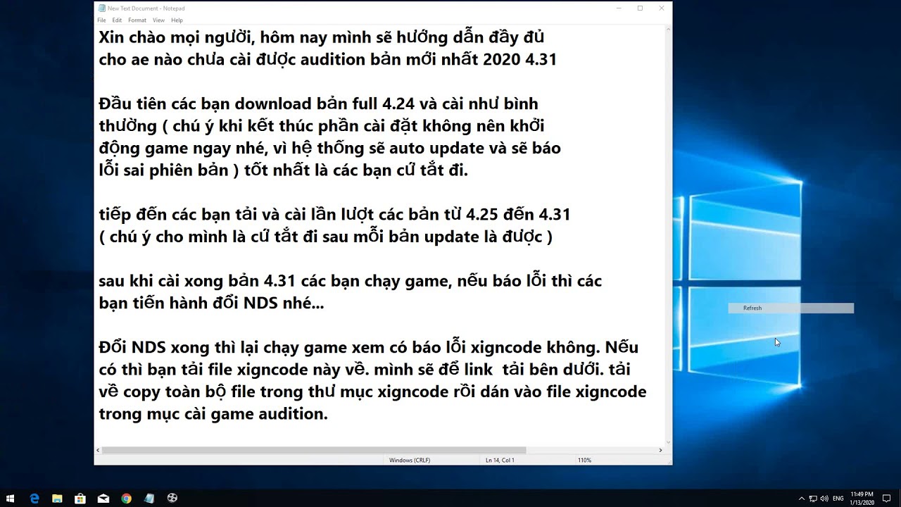 hướng dẫn fix lỗi xigncode audition 2020 4.31 - YouTube