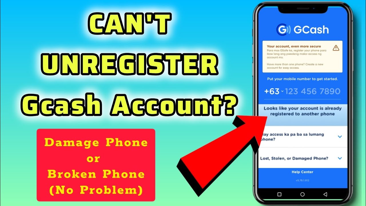 Paano e Unregister ang Gcash Account sa nasirang Cellphone? - YouTube
