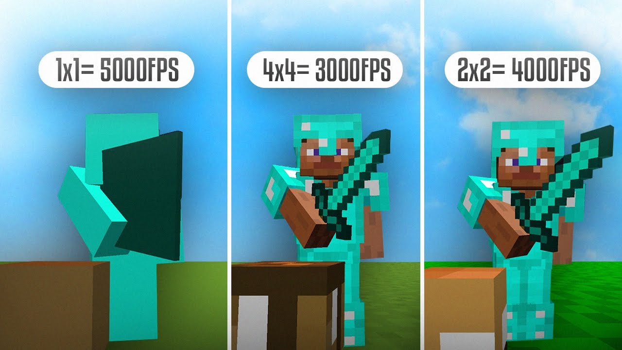 3 TEXTURE PACK 1X1 - 2X2 - 4X4 | TEXTURE PACKS para AUMENTAR FPS en ...