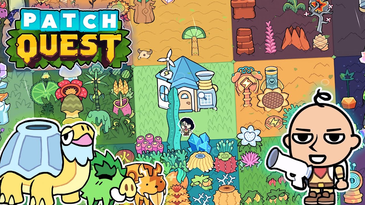 몬스터를 테이밍해서 던전을 탐험하는 탄막 슈팅 로그라이크 신작 게임 패치 퀘스트 Patch Quest Youtube