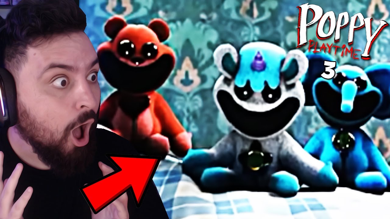 Poppy Playtime 3 LANÇOU OFICIAL COMO VAI SER os NOVOS PERSONAGENS BUBBA ...