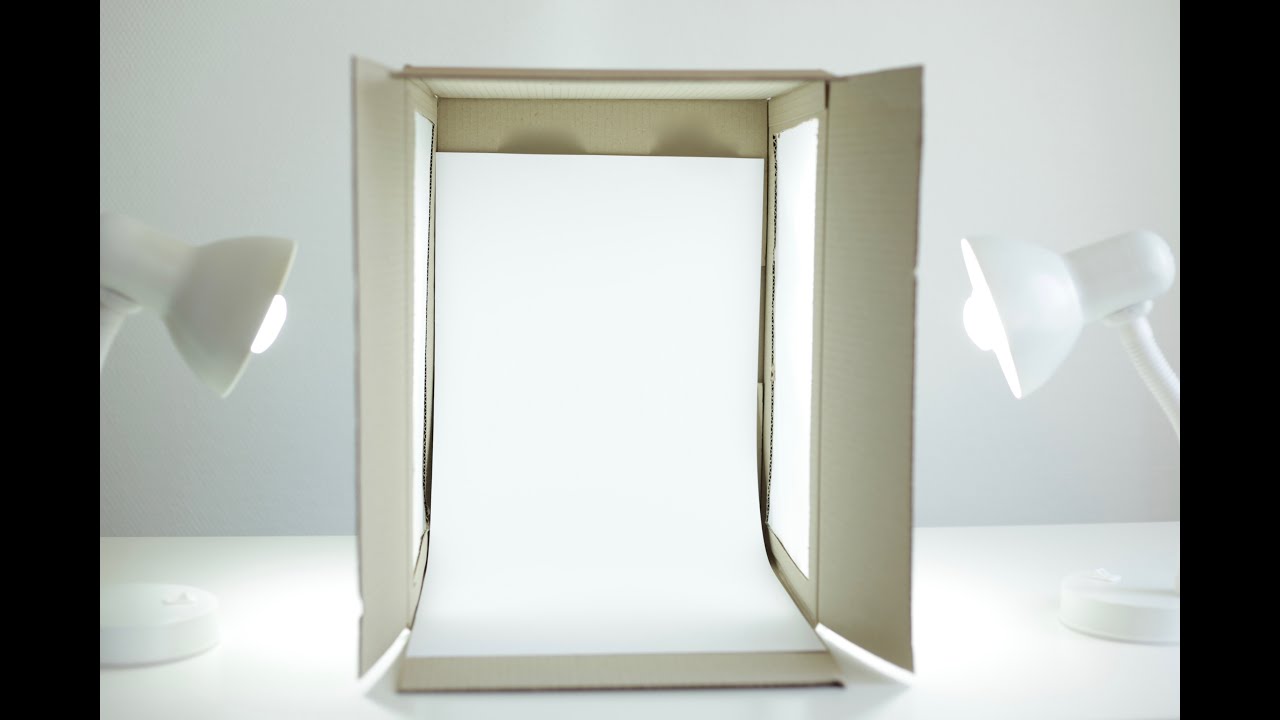 Fabriquer un mini-studio photo sans se ruiner et Améliorer vos photos d ...