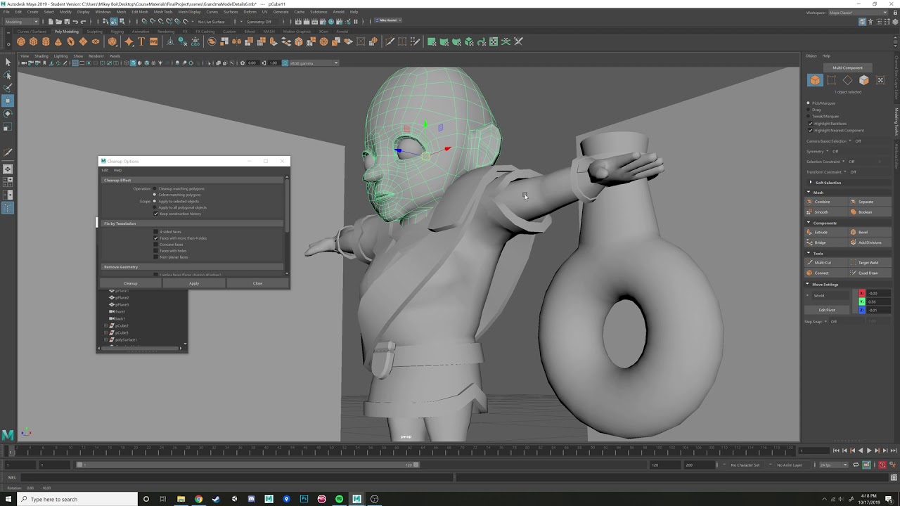 Detailing and Mesh Cleanup - YouTube