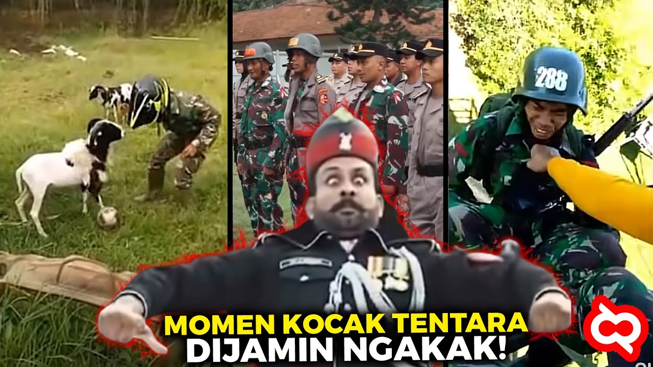 SEBERAPA LUCU KELAKUAN TENTARA INI.! Kumpulan Aksi Tentara Paling ...
