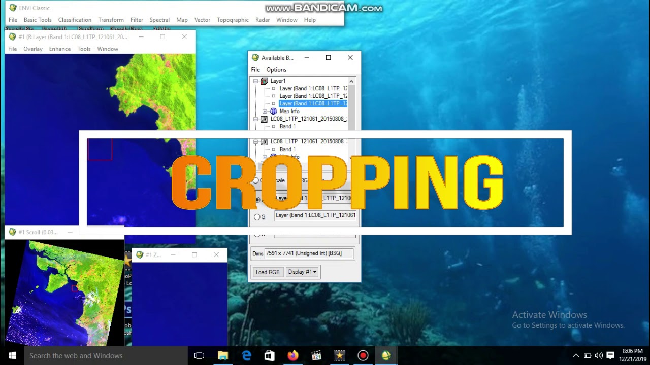 TUTORIAL ENVI Classic Layer Stacking&Cropping - YouTube