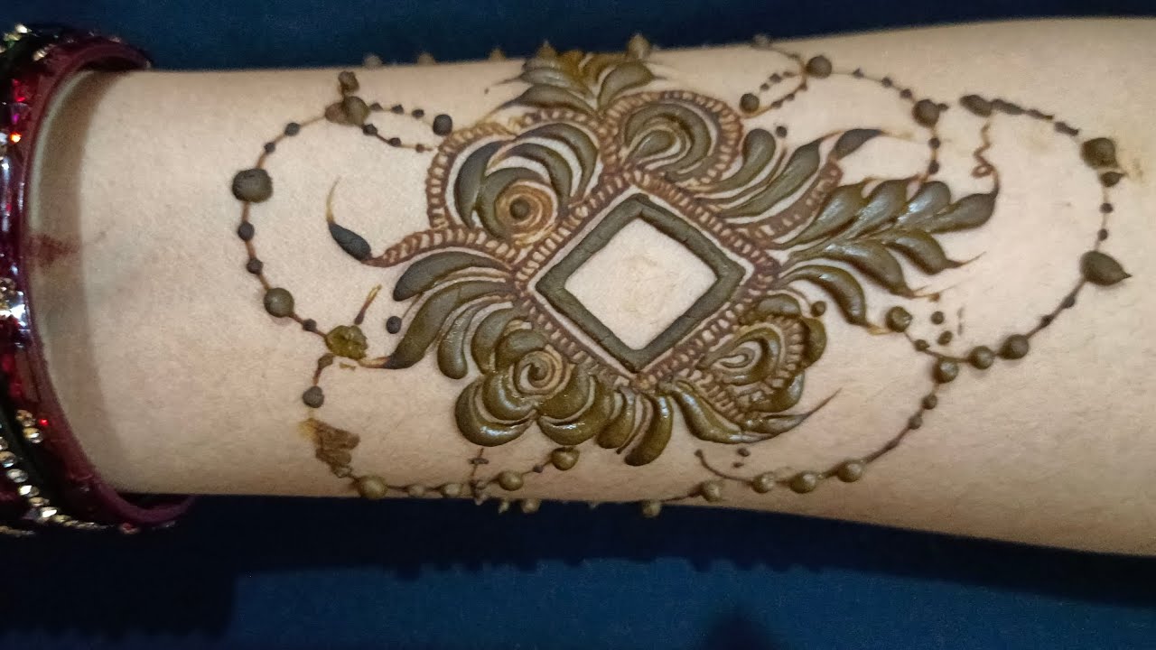 Latest beautiful mehndi buta design | bridal mehndi 2025 | Pakistani ...
