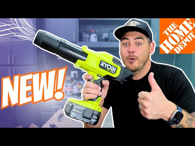 Ryobi s NEW Handheld Cordless Blower is AMAZING New at Home Depot YouTube