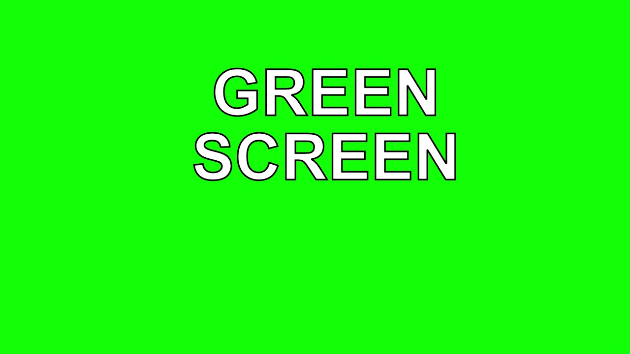 Green Screen Text, copyright free for personal use - YouTube