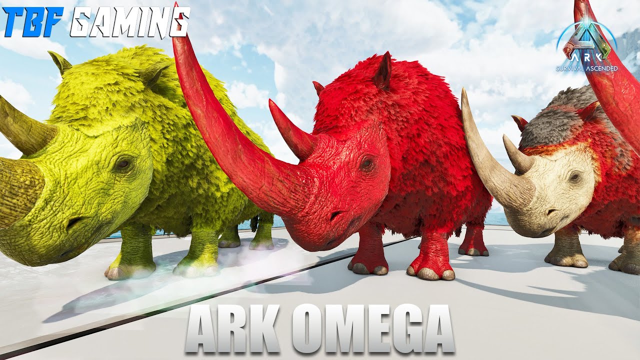 Rhino Army! | Ark Modded | Ark Omega Ascended on the Center Map - YouTube