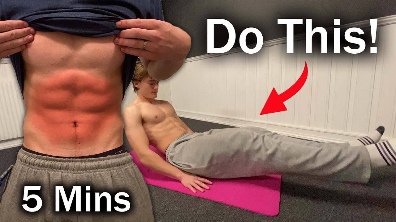 Best Home Ab Workout | 5 Minutes - YouTube