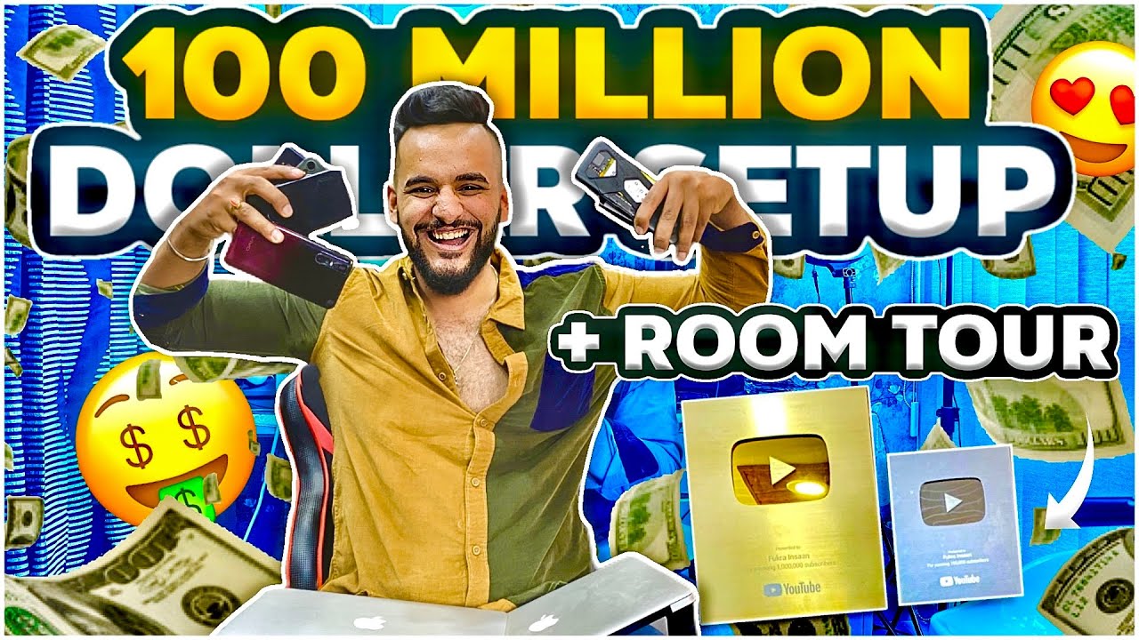 MY SETUP TOUR & ROOM TOUR🔥🔥 !! ( 100 MILLION $🤑 ) - YouTube