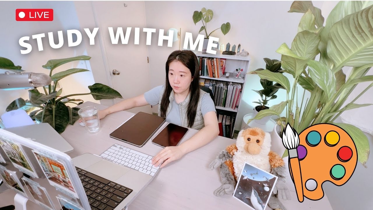 🦋 Study With Me Liveㅣ60/10ㅣ4 hours (part 1)ㅣHave you ever tried to ...