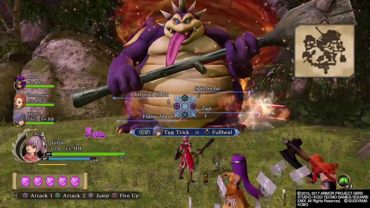 DRAGON QUEST HEROES II - Where to find Pruslas - YouTube