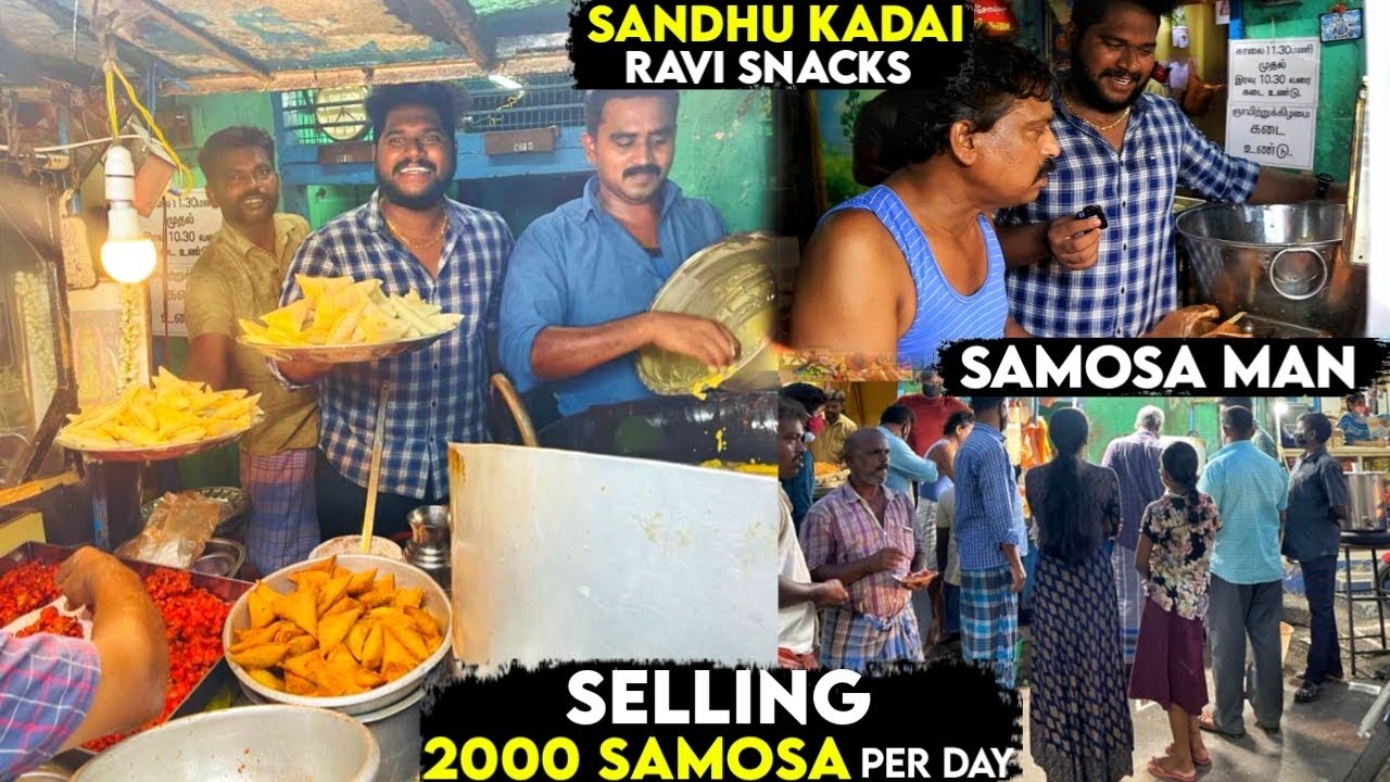 Samosa Man of Trichy 🔥 - Selling 2000 Samosas Per Day - Ravi Snacks ...