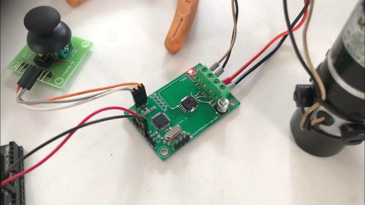 DC Motor Control Using Joystick - YouTube