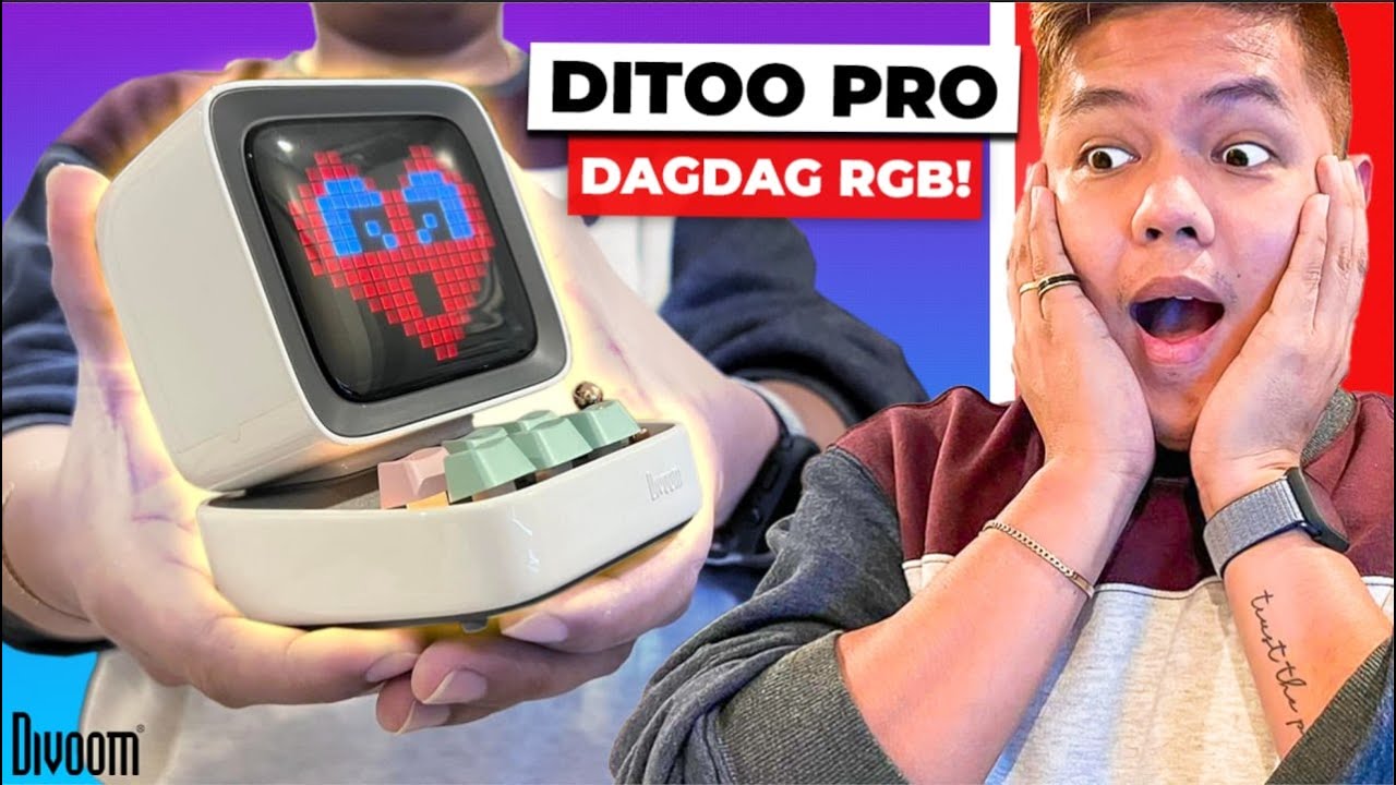 Divoom Ditoo Pro Pixel Art Bluetooth Speaker Unboxing and Sound Test ...