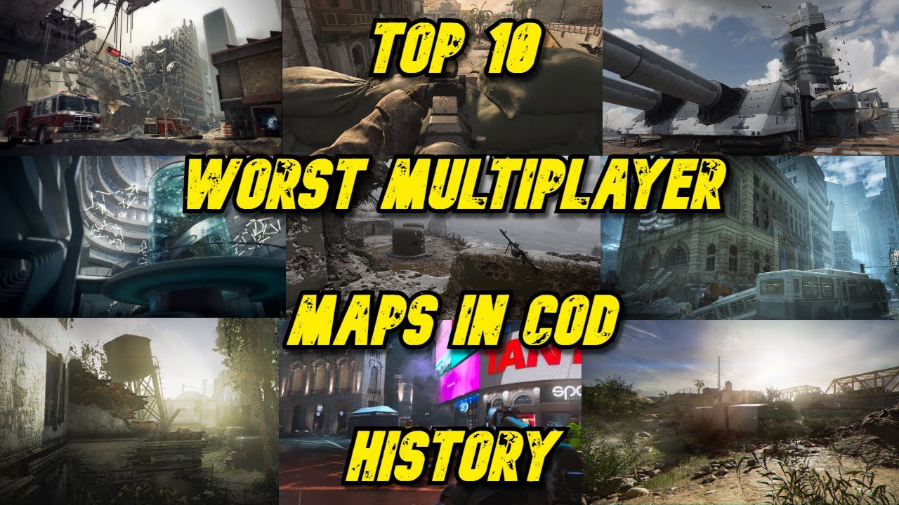Top 10 WORST Multiplayer Maps in Call of Duty - Call of Duty History ...