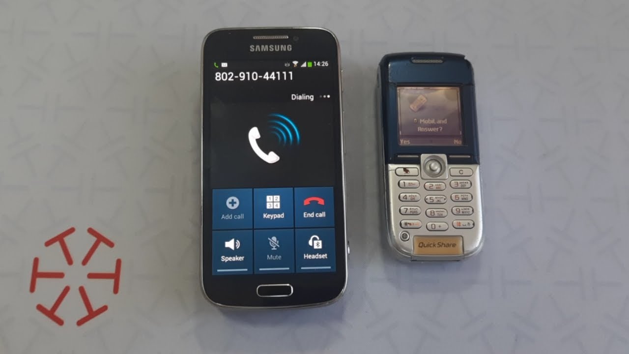 Sony Ericsson K300i Incoming Call - YouTube