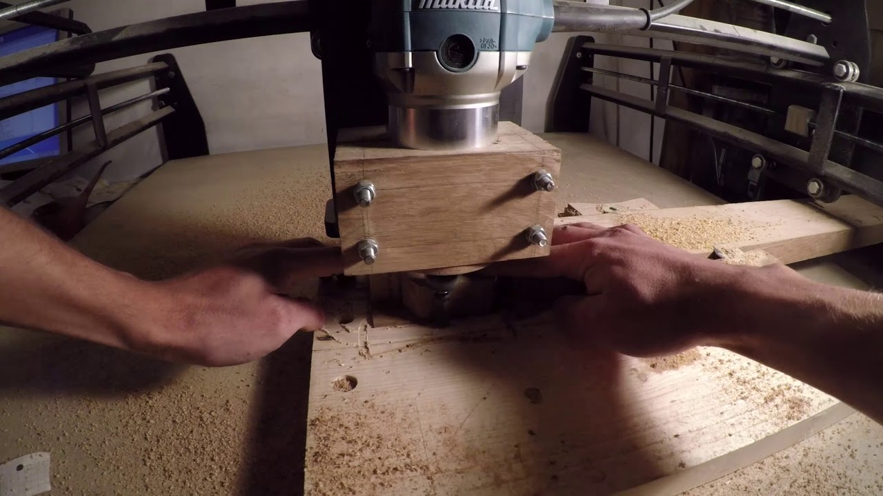 Homemade DIY CNC router - YouTube