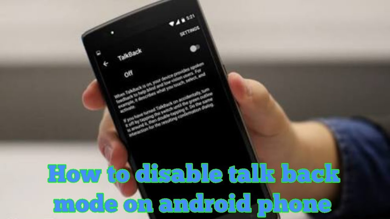 How to off talkback option key on android phone. #talkback - YouTube