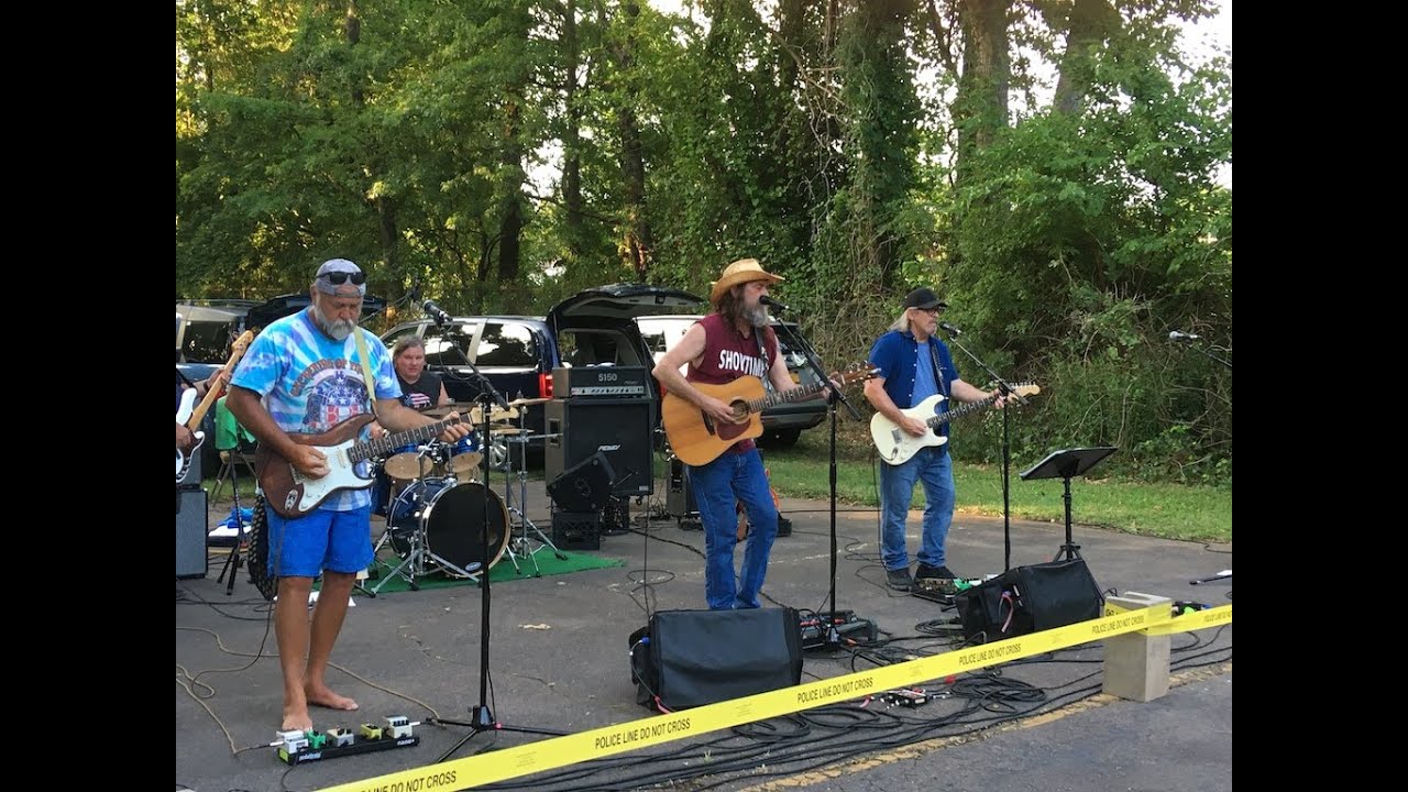 small private outdoor party July 2020 where some famous musicians ...