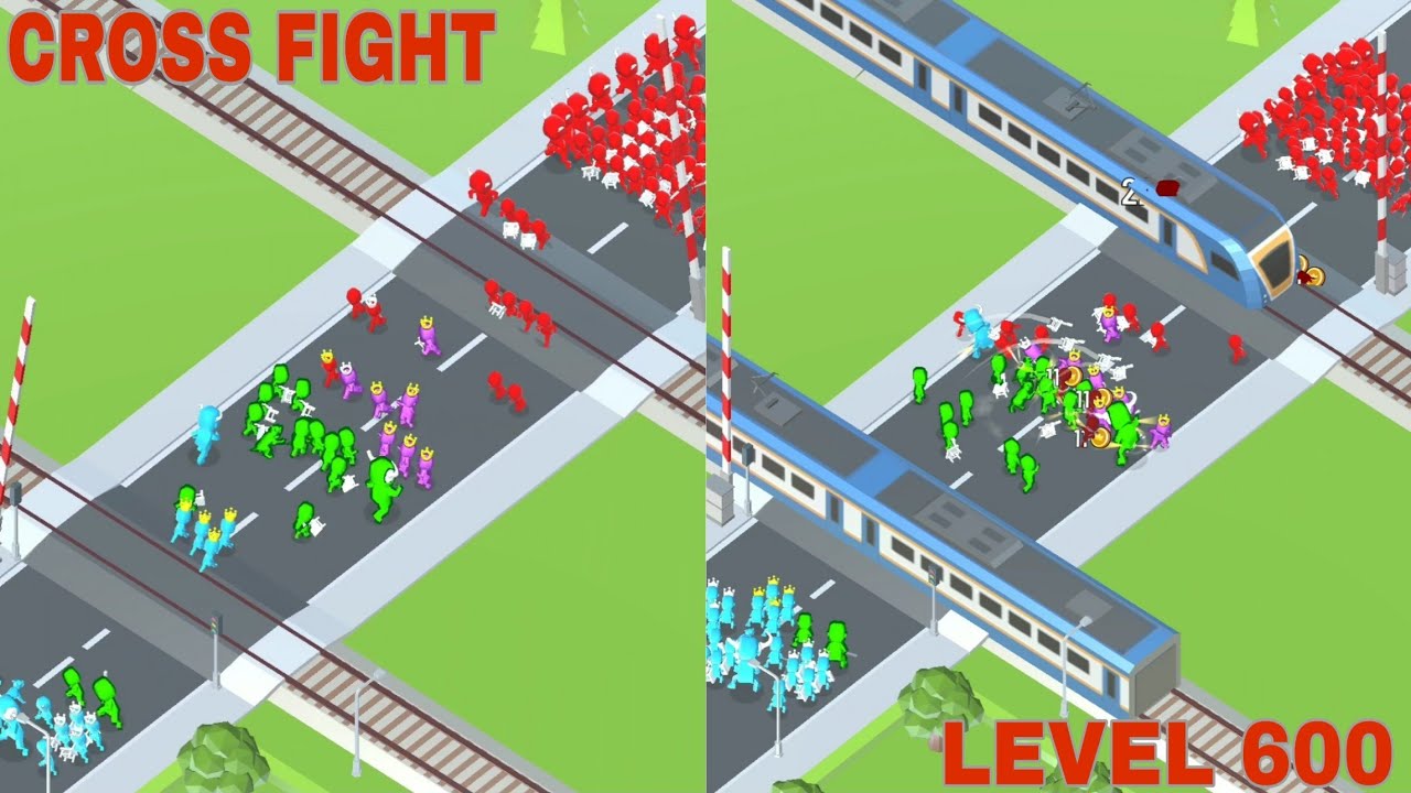 CROSS FIGHT MAX UPGRADE ALL LEVELS 600 GAMEPLAY (ANDROID & IOS ...