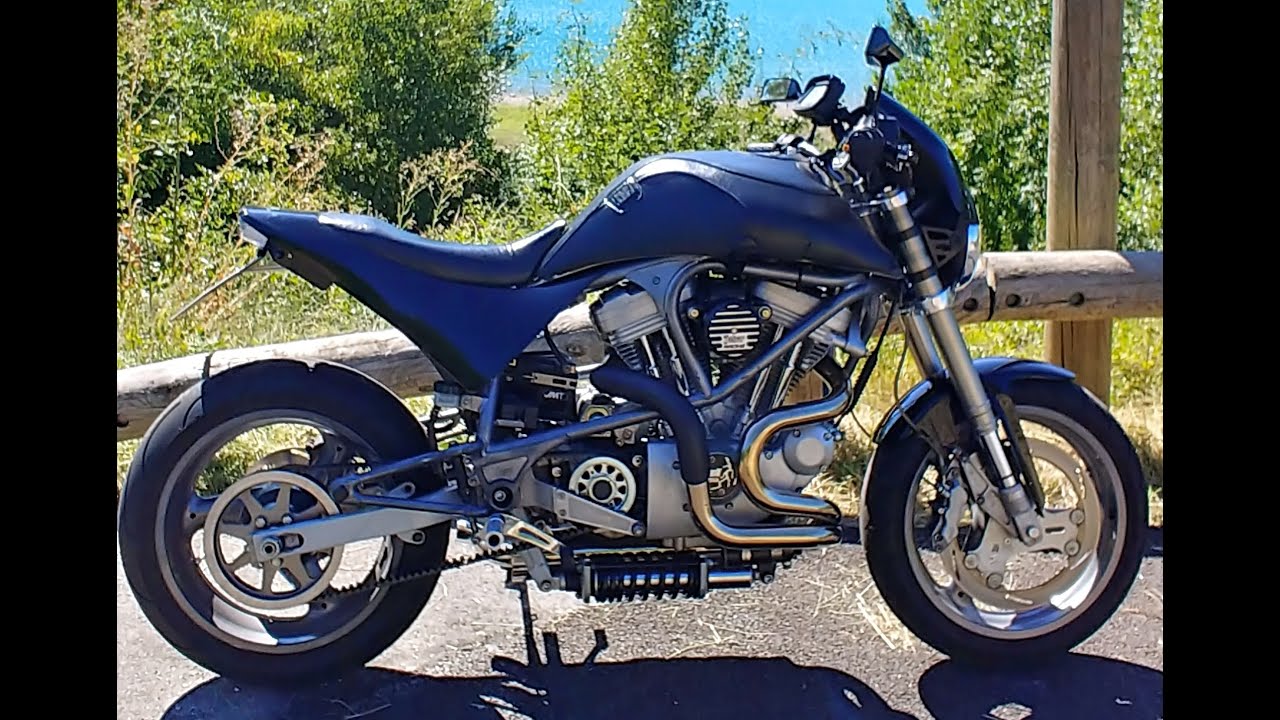 The Legend: Buell S1 Lightning - powercruising with trailbraking ...