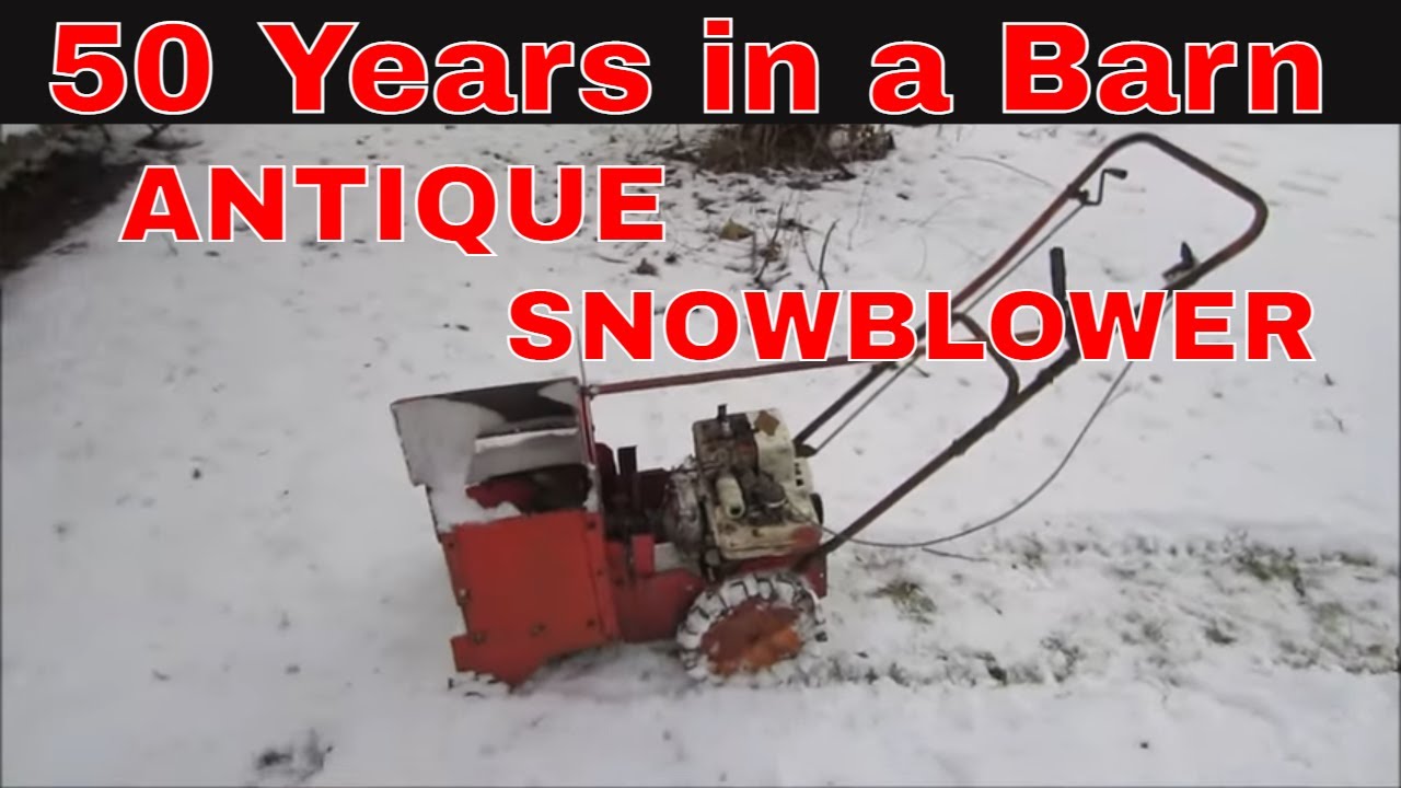 Could It Be Saved? 1962 Homko Snowblower From The Scrap Pile, - YouTube