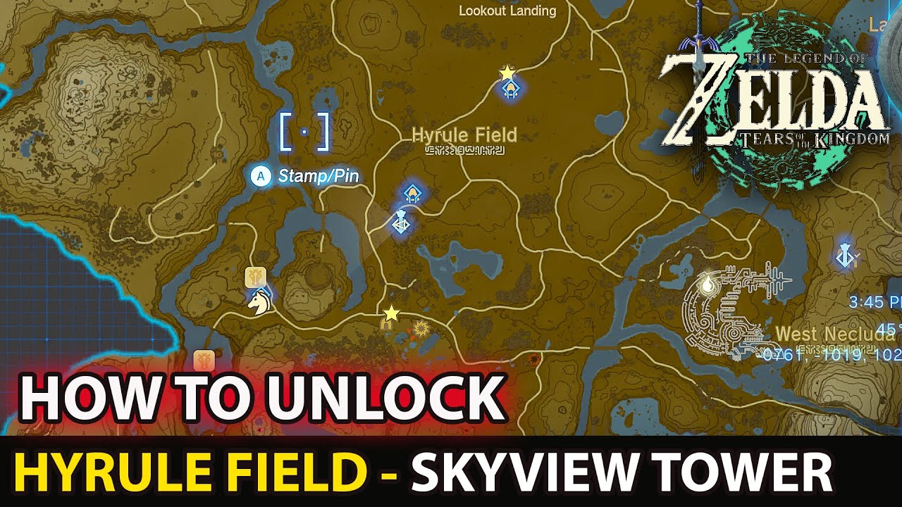How To Unlock Hyrule Field Skyview Tower Guide (Central Hyrule) - Zelda: Tears of the Kingdom ...