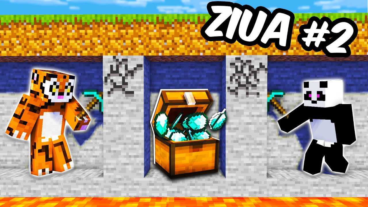 PRIMUL CARE GASESTE OBIECTELE *CHALLENGE IN MINECRAFT! - YouTube