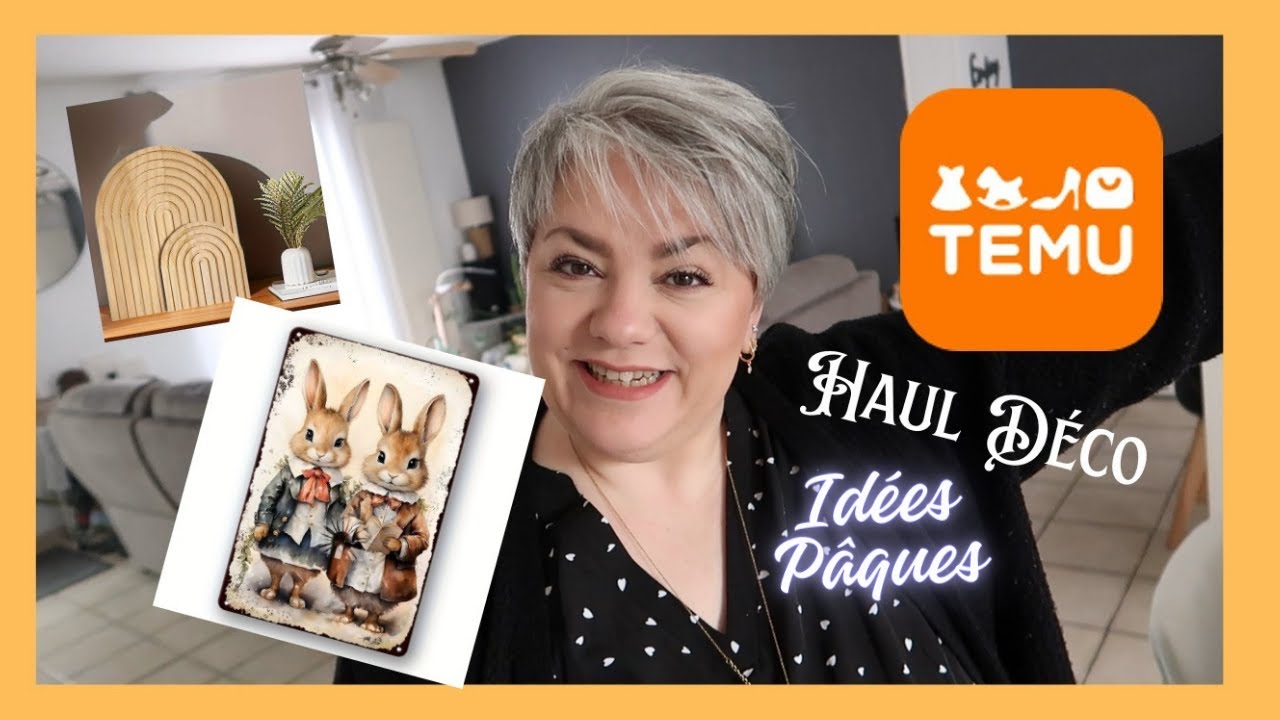 HAUL TEMU DE LA DECO AU TOP et IDÉES déco Pâques - YouTube