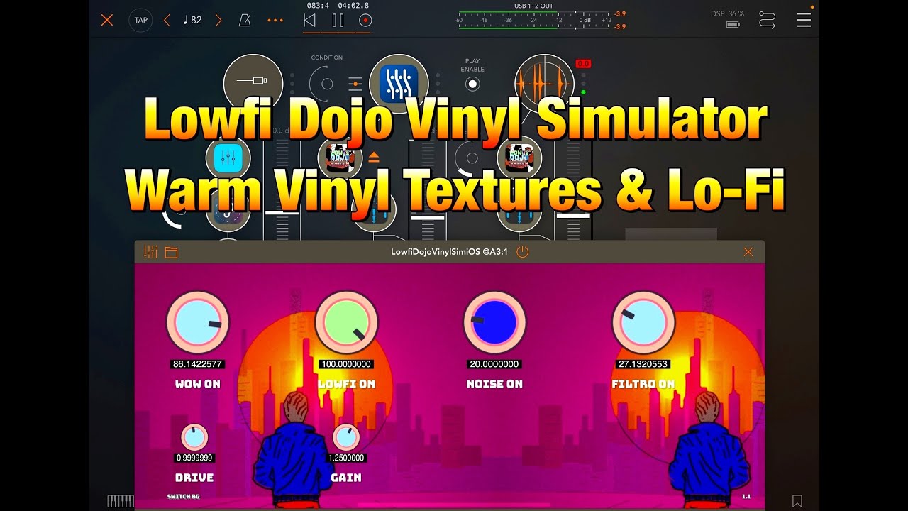 Lowfi Dojo Vinyl Simulator - AUv3 - Warm Vinyl Textures & Lo-Fi - Demo ...