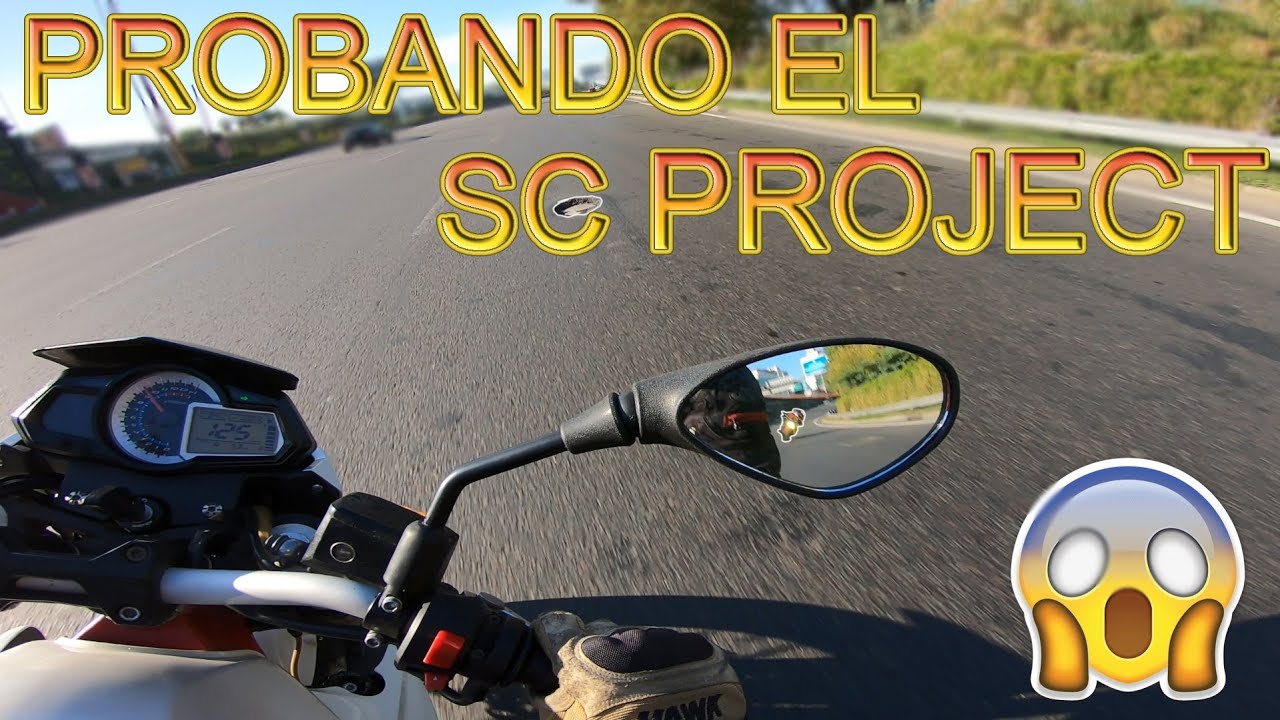 BENELLI tnt 300 escape SC PROJECT por autopista 🚀🚀 - YouTube