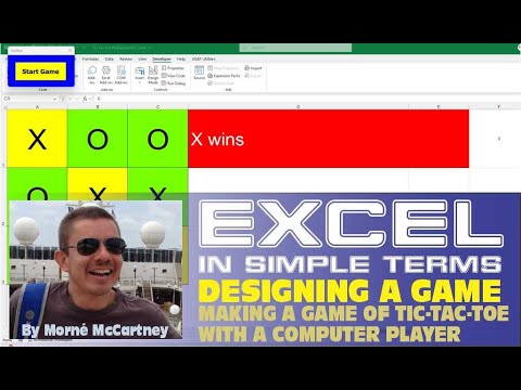 Creating Games in Excel - Tic Tac Toe - Part 1 of 1 - YouTube