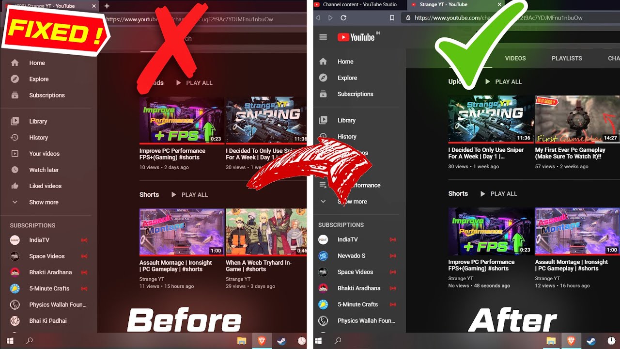 How To Fix YouTube Short Not Showing In Shorts Column | Fixed | 2021 ...